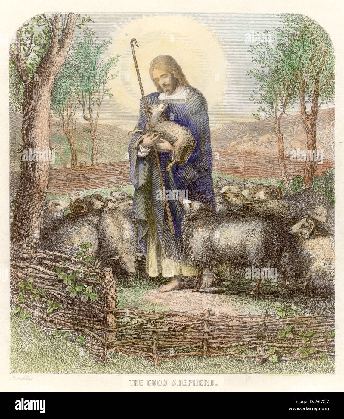 Jesus der gute hirte -Fotos und -Bildmaterial in hoher Auflösung – Alamy