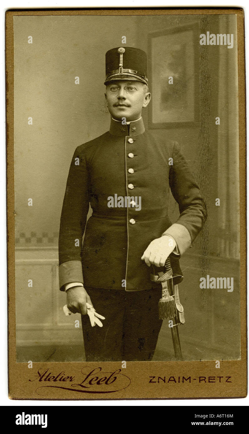 Militär, Österreich-Ungarns, Uniformen, Offiziere, Leutnant, Foto von ...