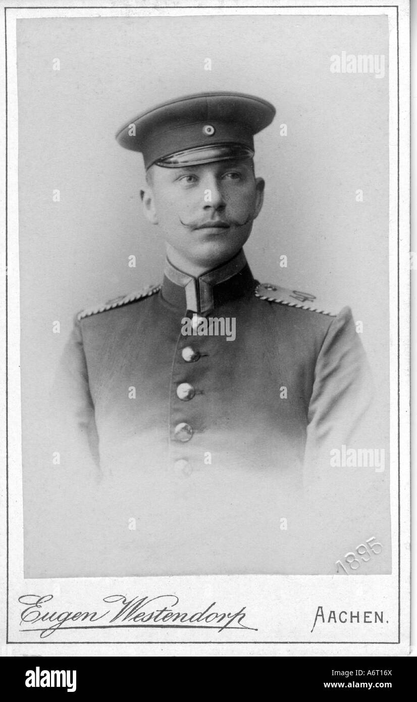 Militär, Deutschland, Uniformen, Einjährig-Freiwilliger Carl Forst ...