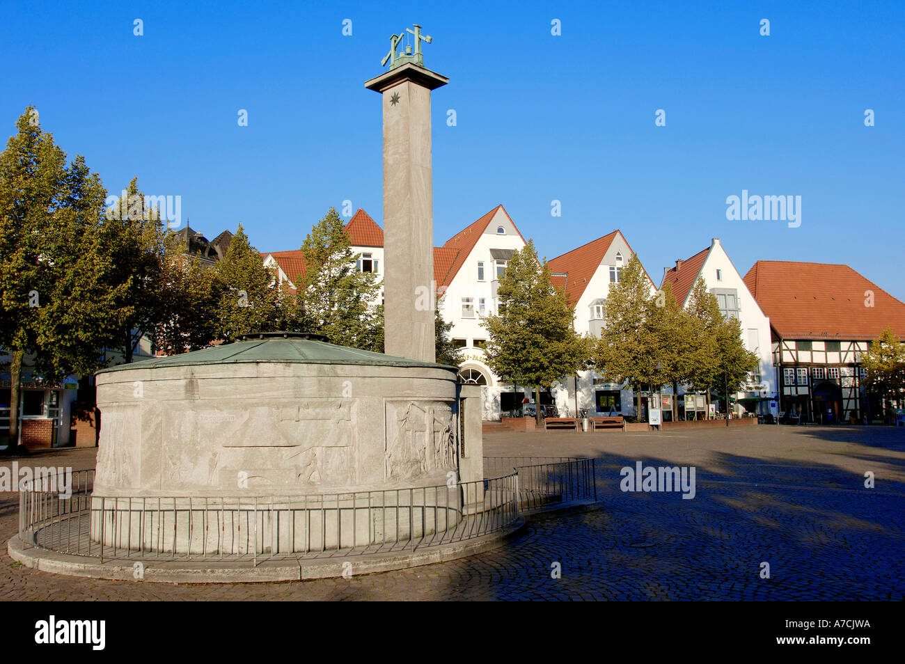 Brunnen-Denkmal Bad Salzuflen Stockfotografie - Alamy