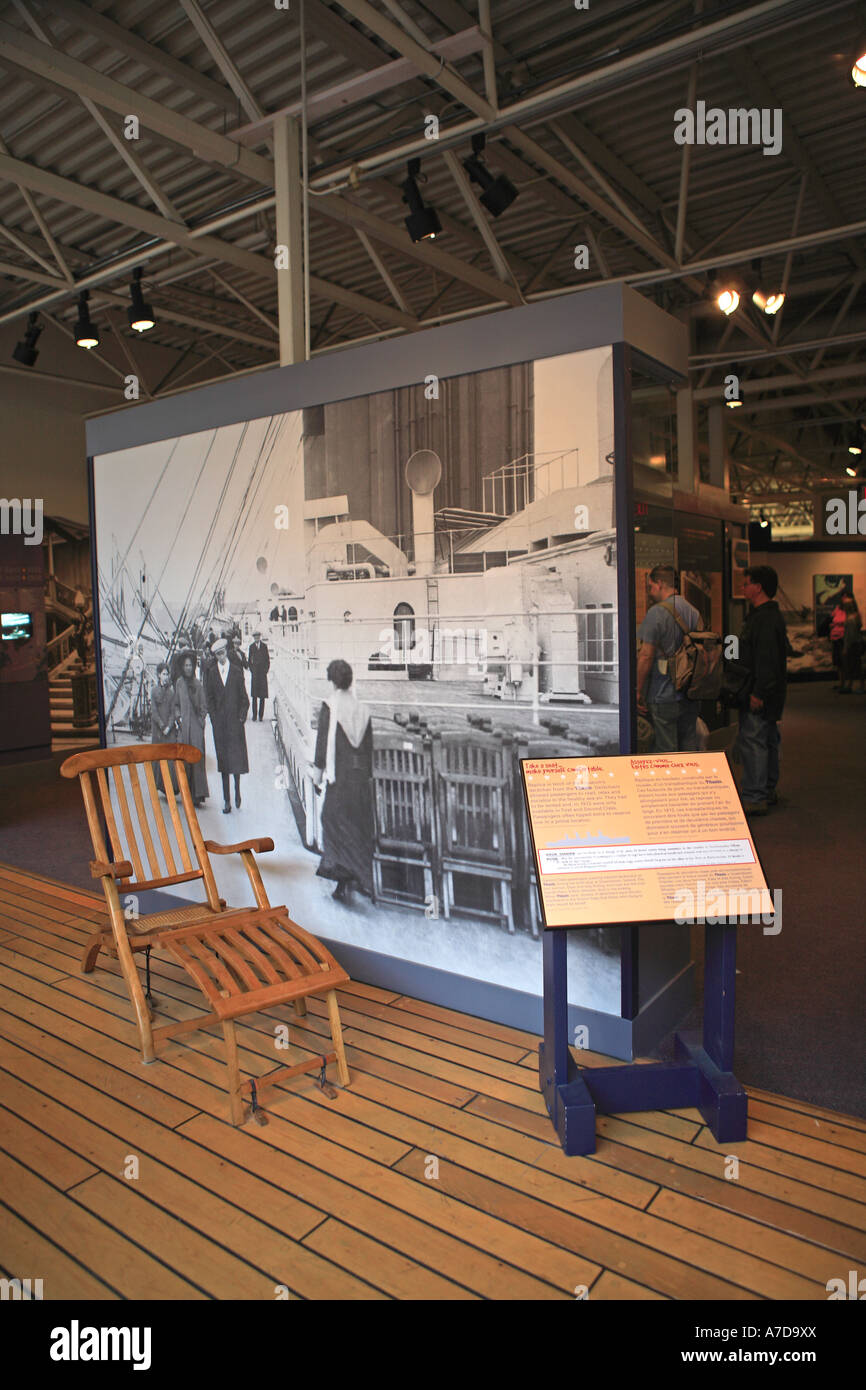 Titanic-Display, Maritime Museum Of The Atlantic Stockfotografie - Alamy