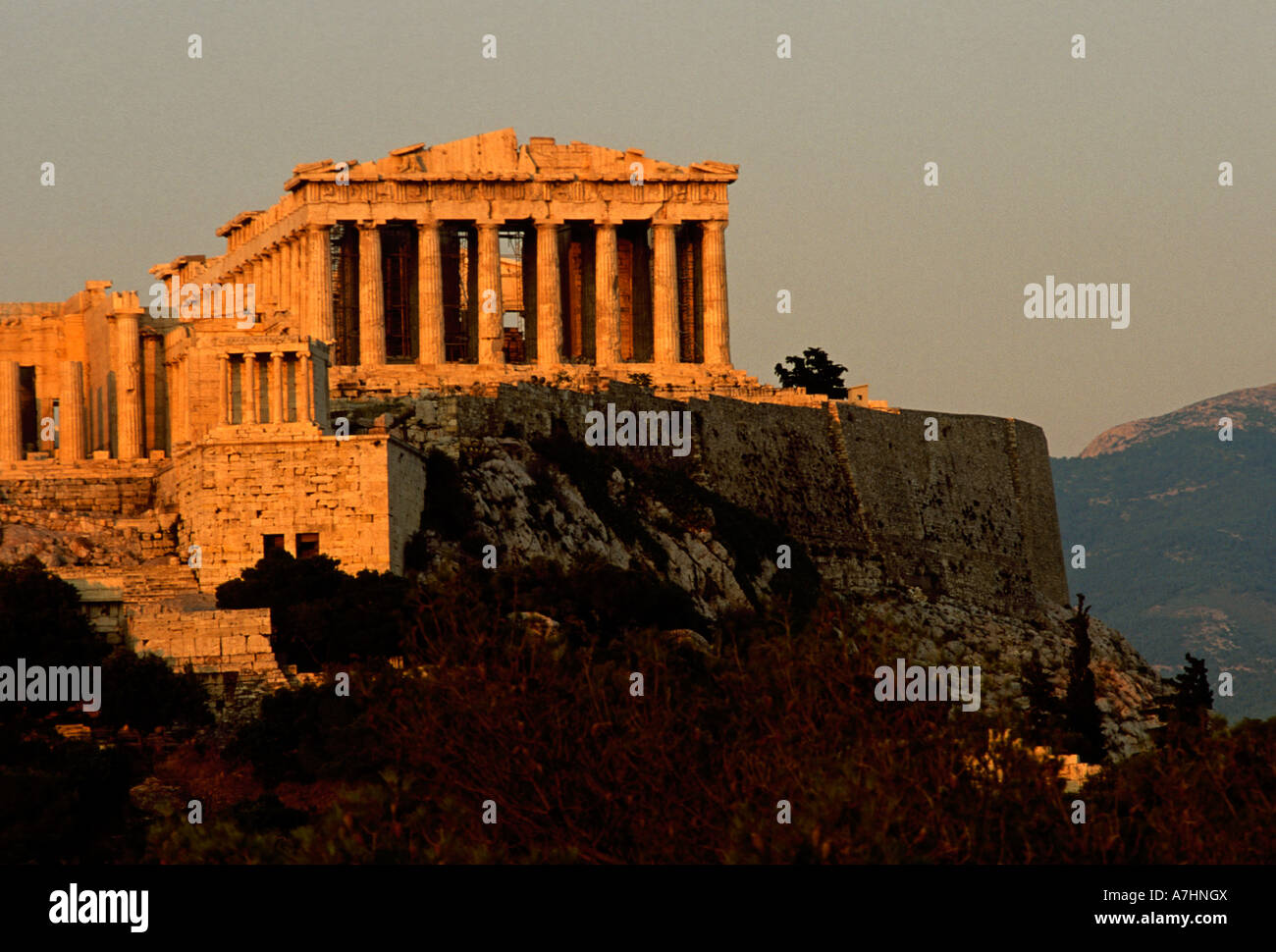 Der Parthenon, Parthenon, Tempel der Athena Nike, Athena Nike, griechische Tempel, dorische ...