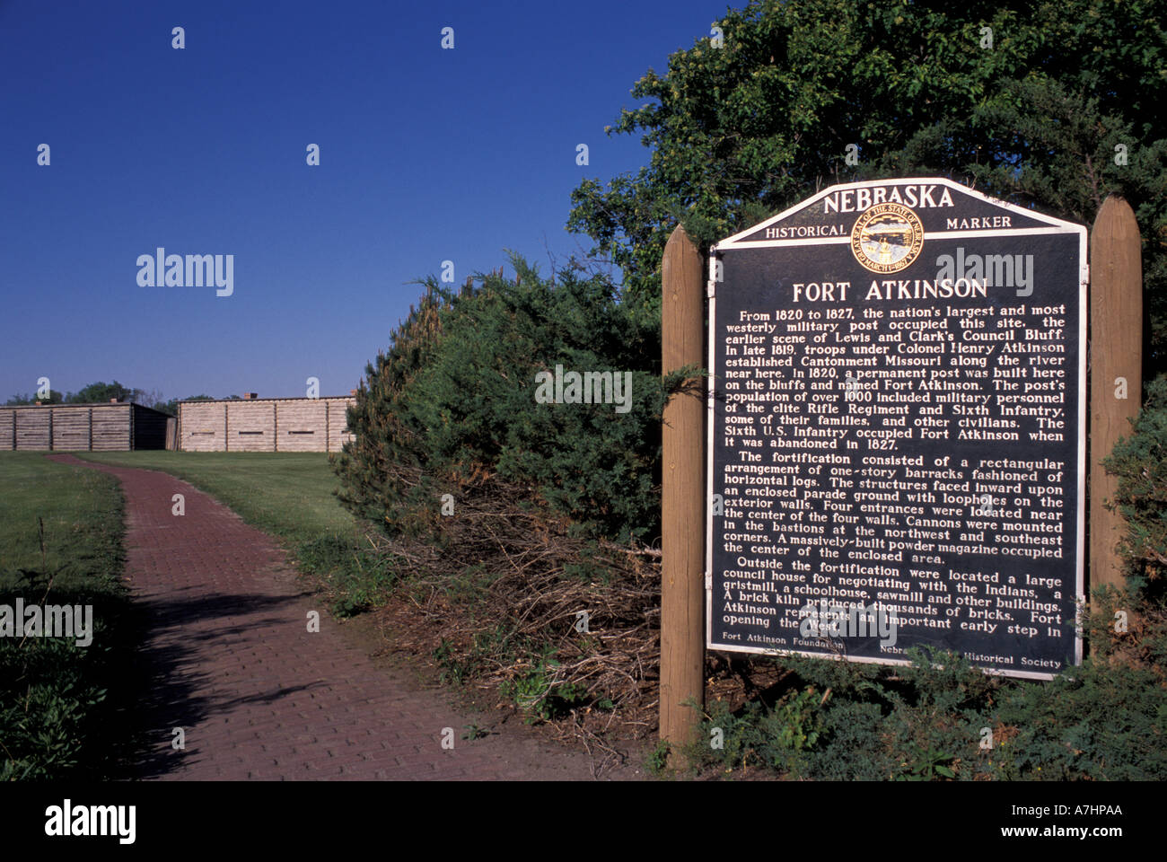 Fort Atkinson State Park Stockfotos und -bilder Kaufen - Alamy