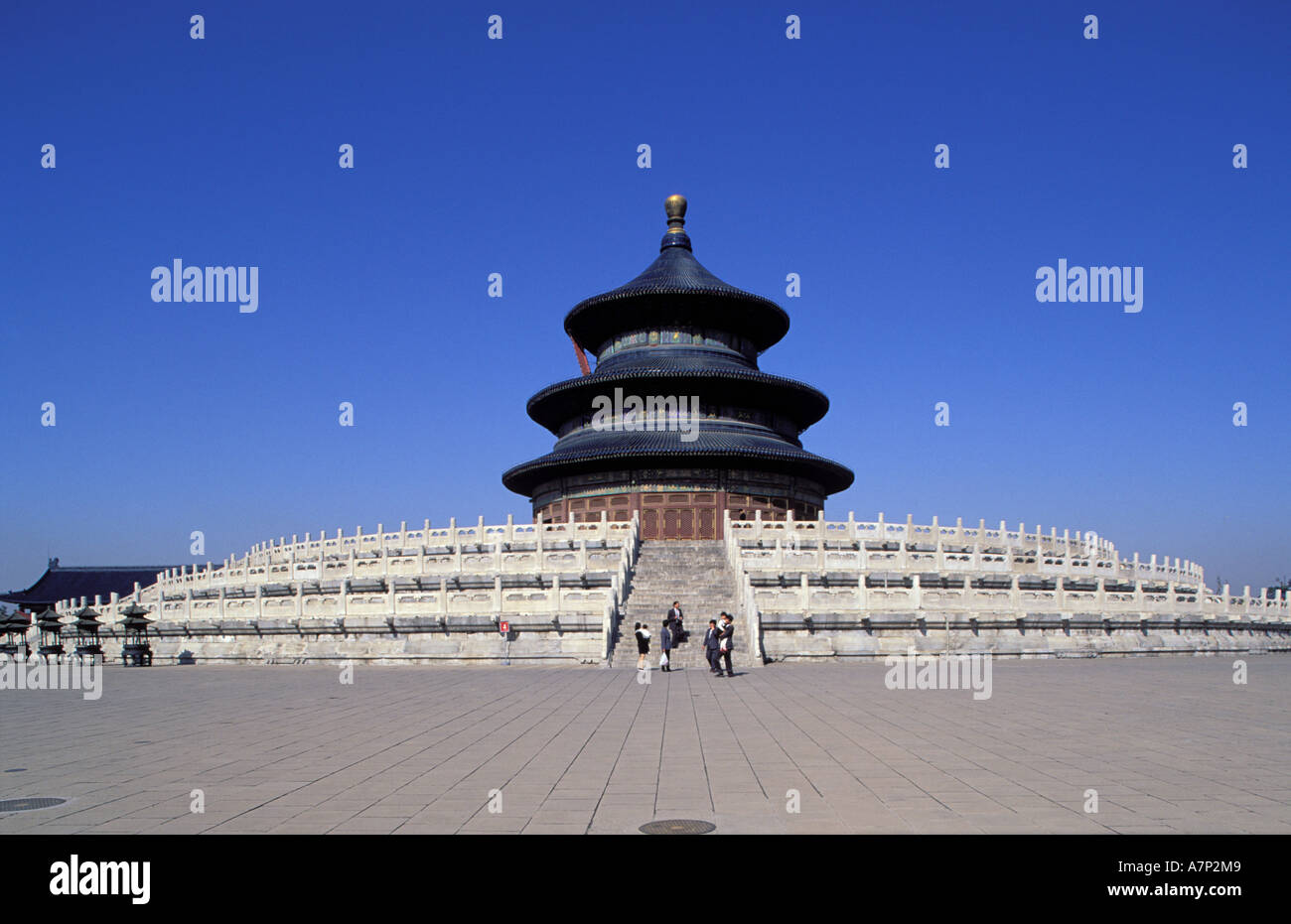 China, Peking, Himmelstempel oder Tian tan, Halle des Gebets für gute ...