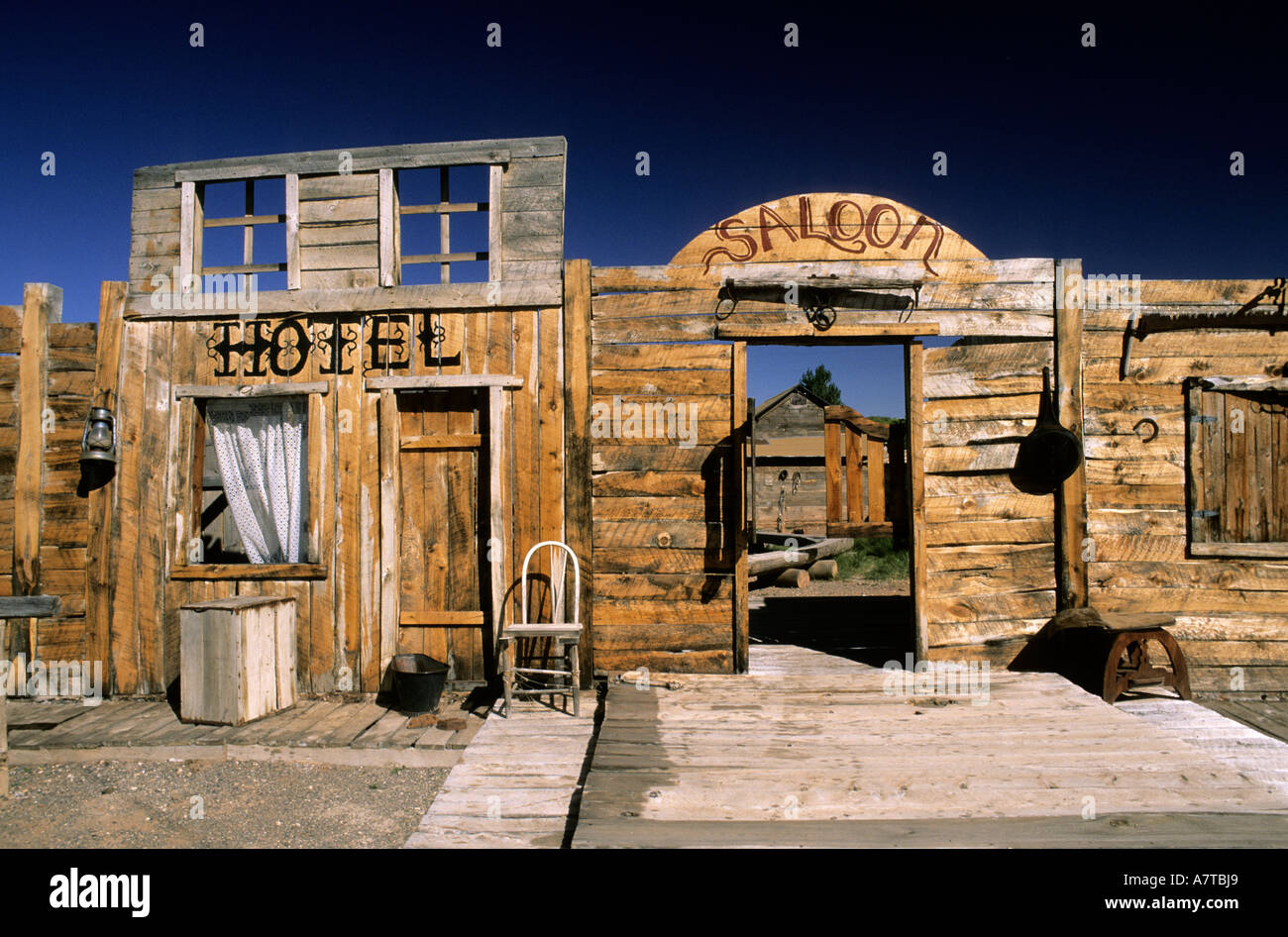 Western village -Fotos und -Bildmaterial in hoher Auflösung – Alamy