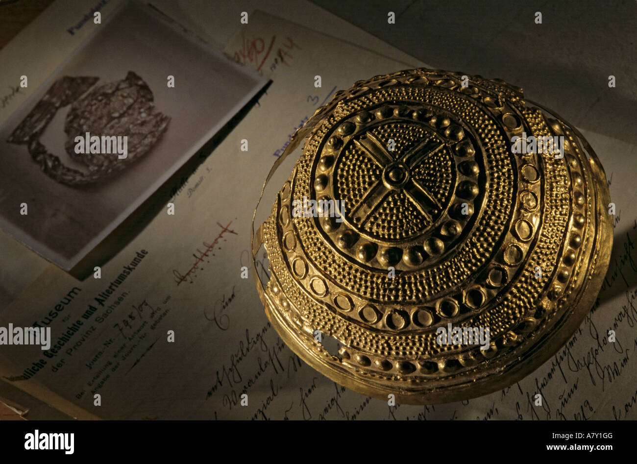 Germany Bronze Age Sky Disk Stockfotos und -bilder Kaufen - Alamy