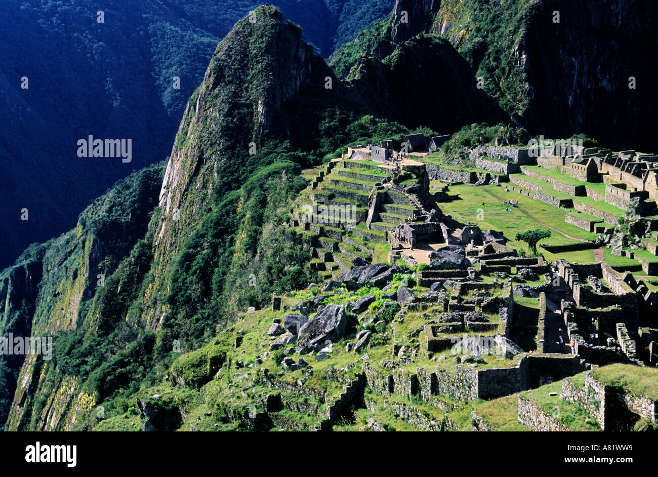 Peru, Cuzco Abteilung, das Heilige Tal der Inka, Machu Picchu, Inka archäologische Stätte, die ...