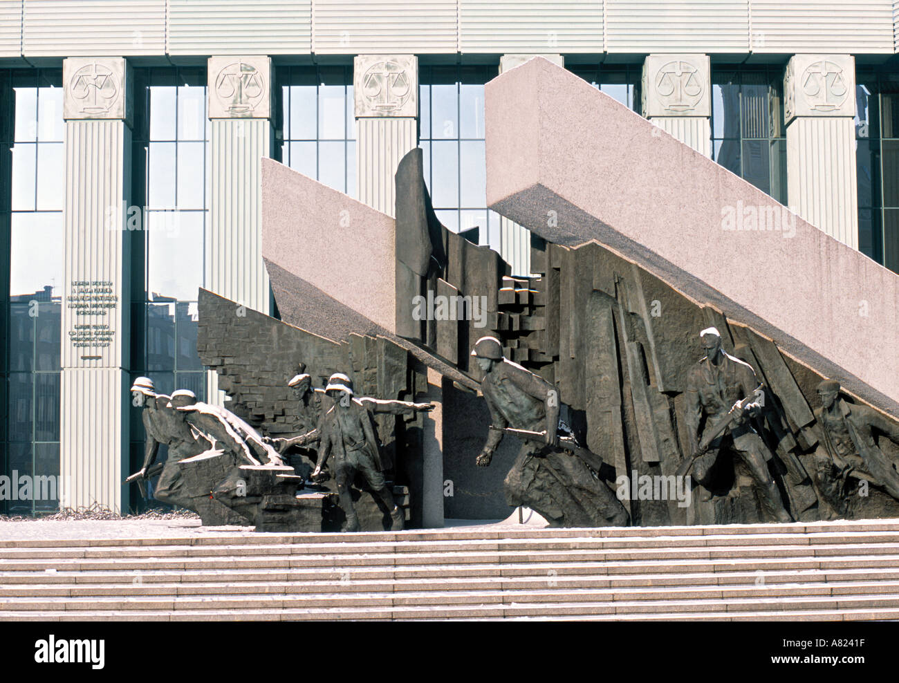 Denkmal des Warschauer Aufstandes, Warschau, Polen Stockfotografie - Alamy