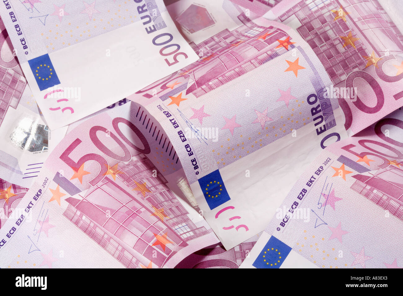 Front 500 Euro Note Stockfotos & Front 500 Euro Note Bilder - Alamy