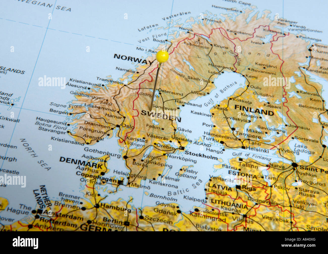 Schweden karte -Fotos und -Bildmaterial in hoher Auflösung – Alamy