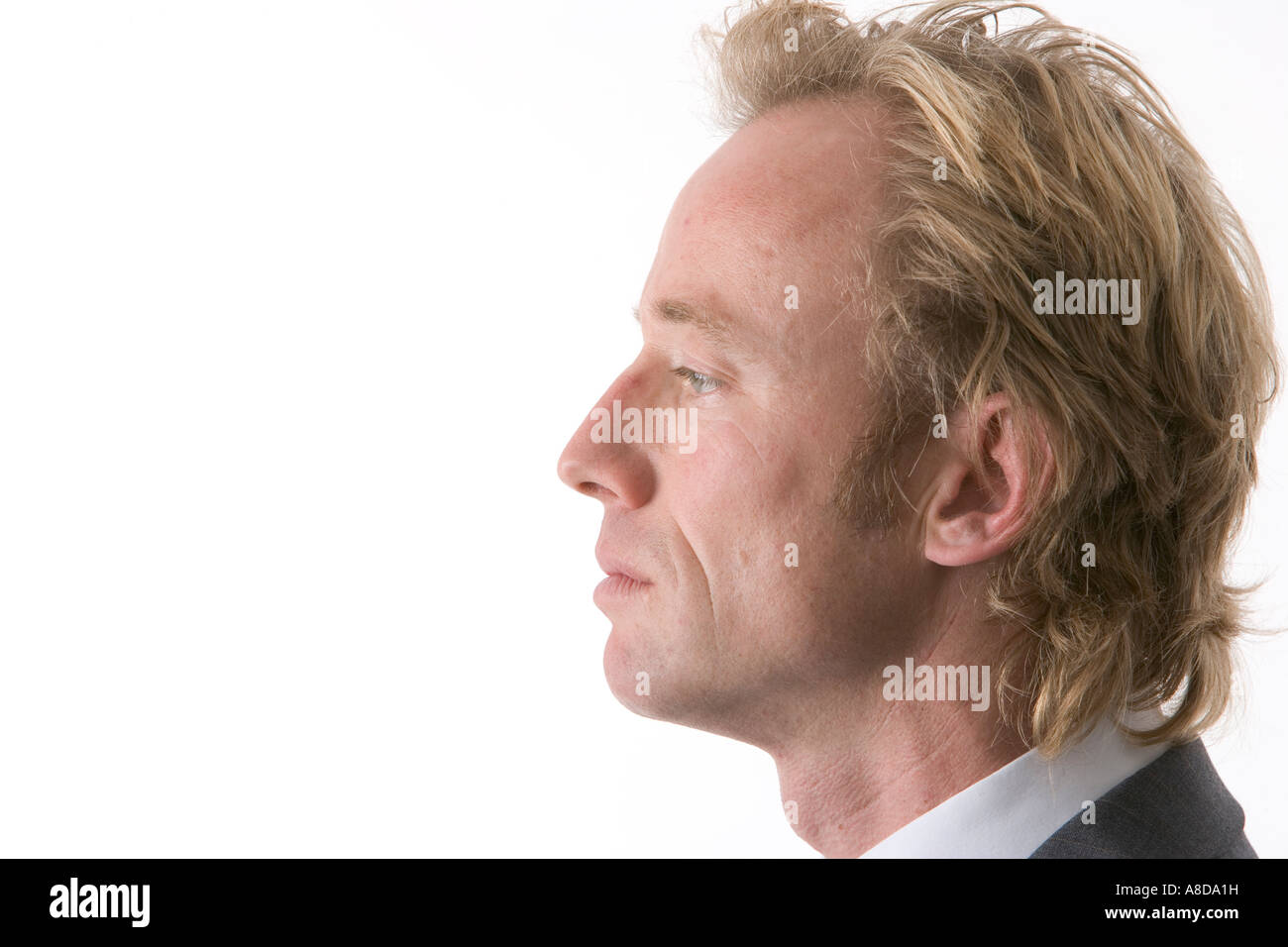 Portrait de Profil einen vierzig Jahre alten Mann Stockfotografie - Alamy