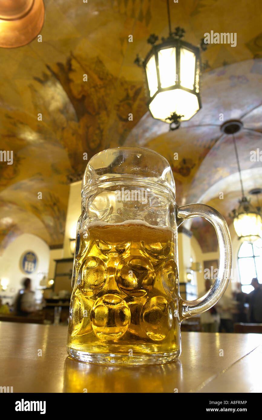 Deutschland Bayern München Hofbräuhaus Bierhalle in der Innenstadt von ...