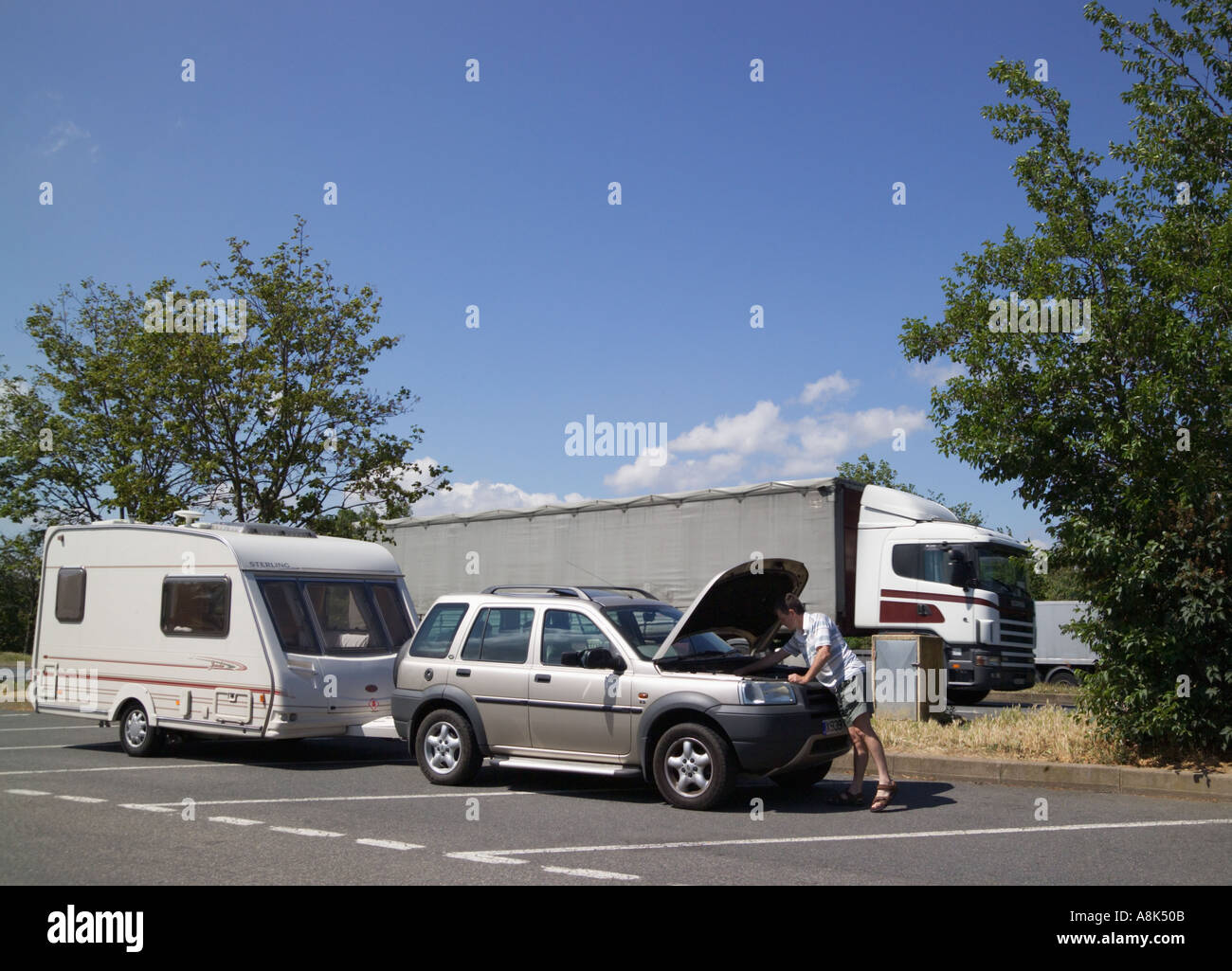 Auto und wohnwagen -Fotos und -Bildmaterial in hoher Auflösung – Alamy