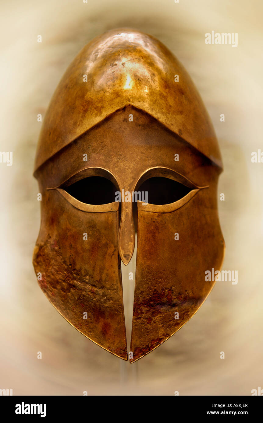 Helm aus dem Grab des Dendas, Glyptothek, München, Bayern, Deutschland ...
