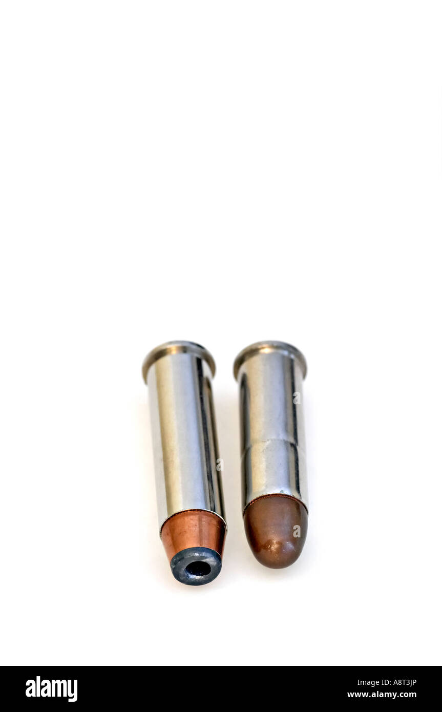 357 Magnum ummantelt Hollow Point und ein 38 besondere Full Metal ...