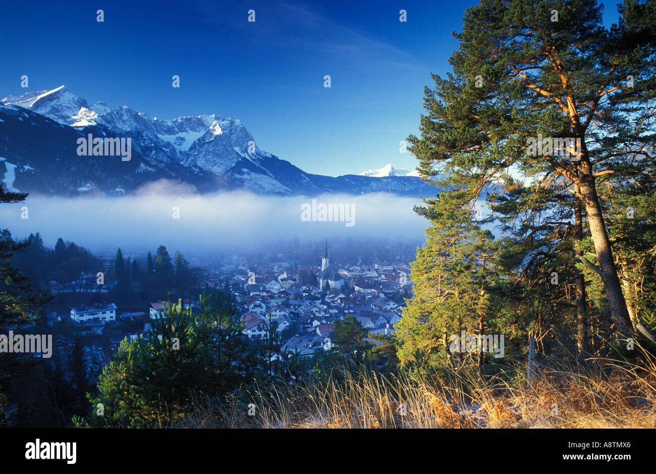 Garmisch Partenkirchen Bayern Deutschland Stockfotografie - Alamy