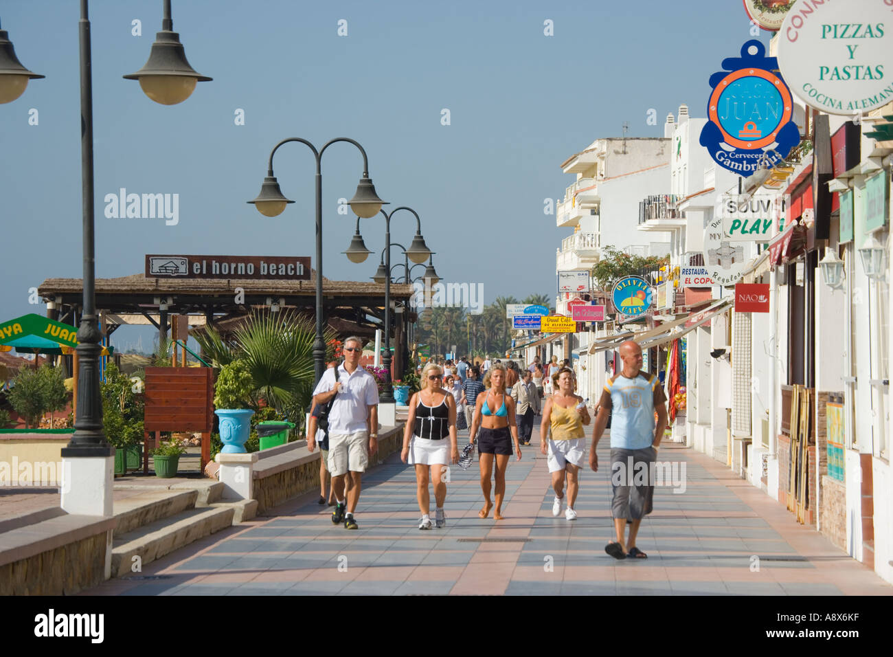 La Carihuela-Torremolinos Costa del Sol Malaga Provinz Spanien ...