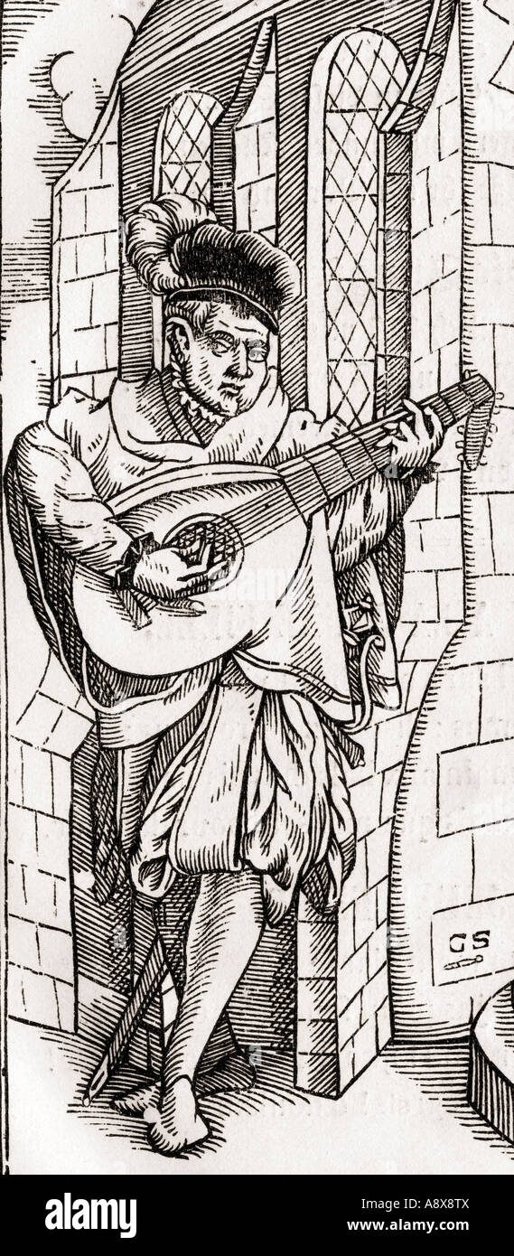 Troubadour Medieval Stockfotos und -bilder Kaufen - Alamy