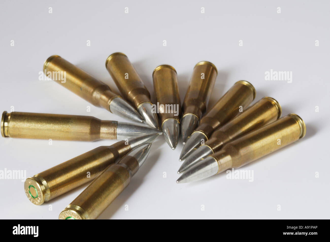 Pistole Munition 7 62 x 51 für G3 und MG3 Stockfotografie - Alamy