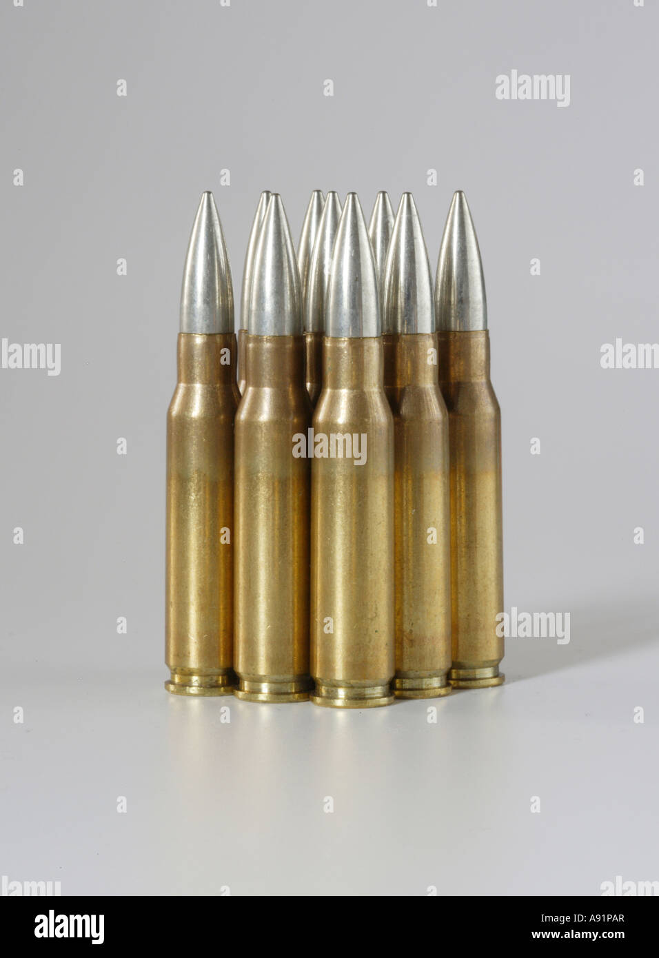 Pistole Munition 7 62 x 51 für G3 und MG3 Stockfotografie - Alamy