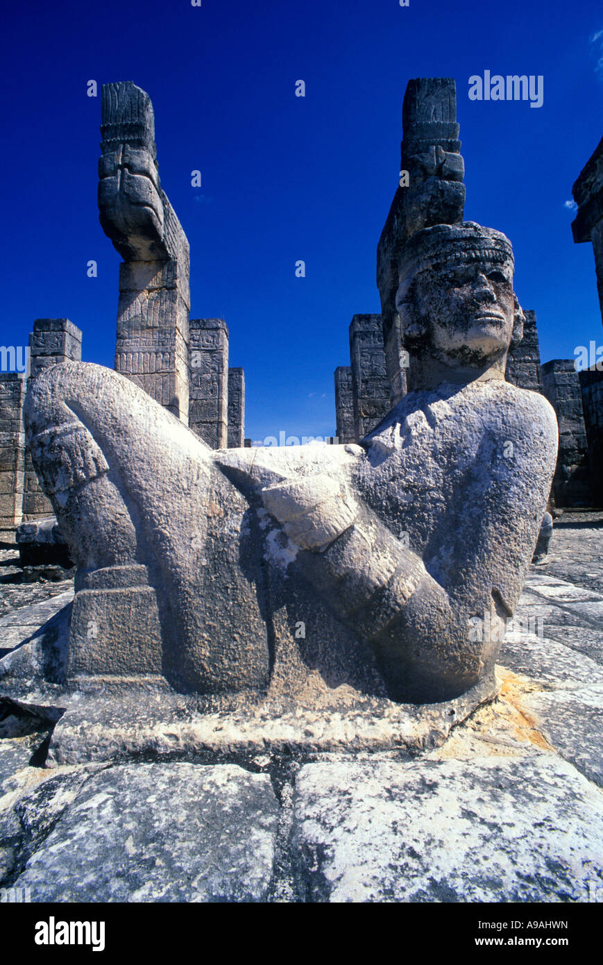 Chac Mool Statue At Chichen Itza Stockfotos und -bilder Kaufen - Alamy