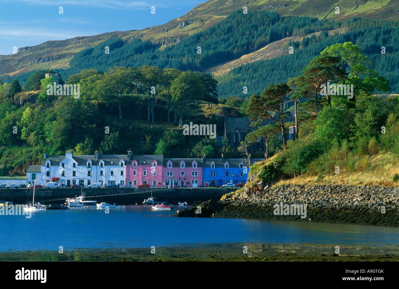 Hafen von Portree Isle Of Skye, Schottland Stockfotografie - Alamy