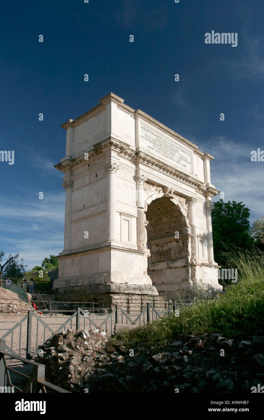 Titusbogen Im Forum Romanum Stockfotos und -bilder Kaufen - Alamy