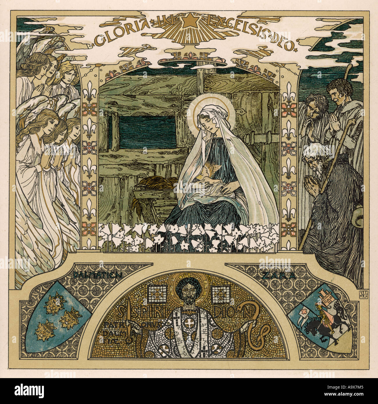 Mary jesus angels -Fotos und -Bildmaterial in hoher Auflösung – Alamy