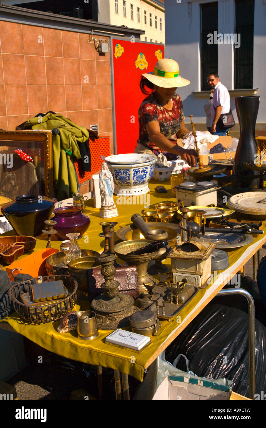 Alt Wiener Flohmarkt Flohmarkt in Wien Österreich EU Stockfotografie ...