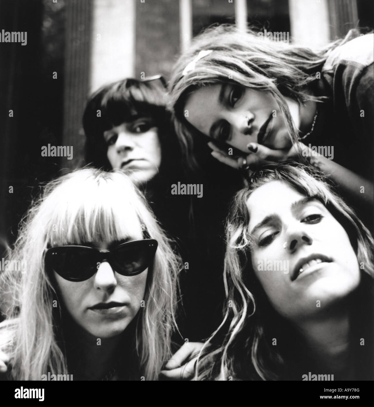 L7 - US-Girl-Group aus linken Suzi Gardner, Dee Plakas, Jennifer Finch ...