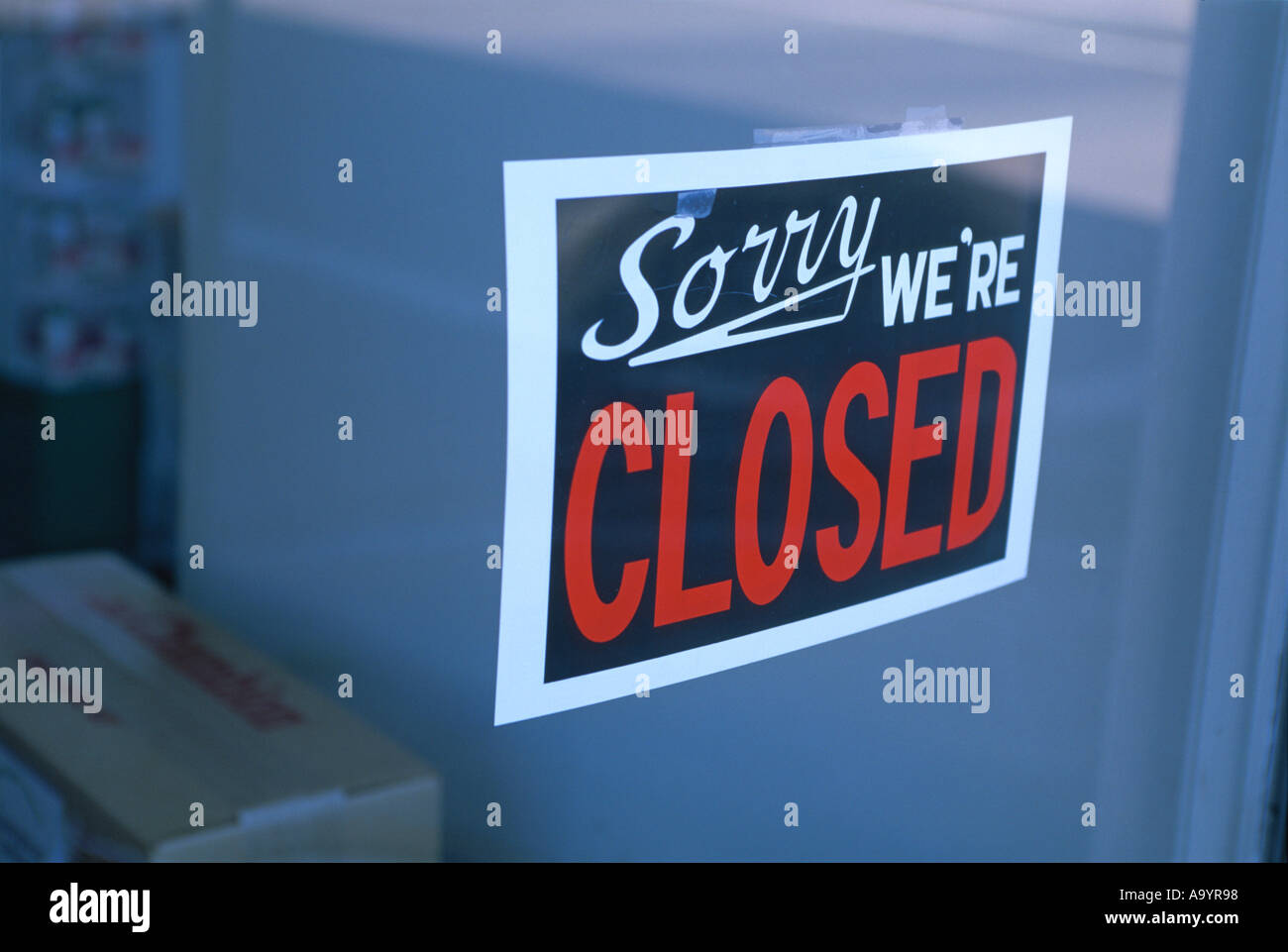 Entschuldigung, dass der laden geschlossen wurde -Fotos und -Bildmaterial in hoher Auflösung – Alamy
