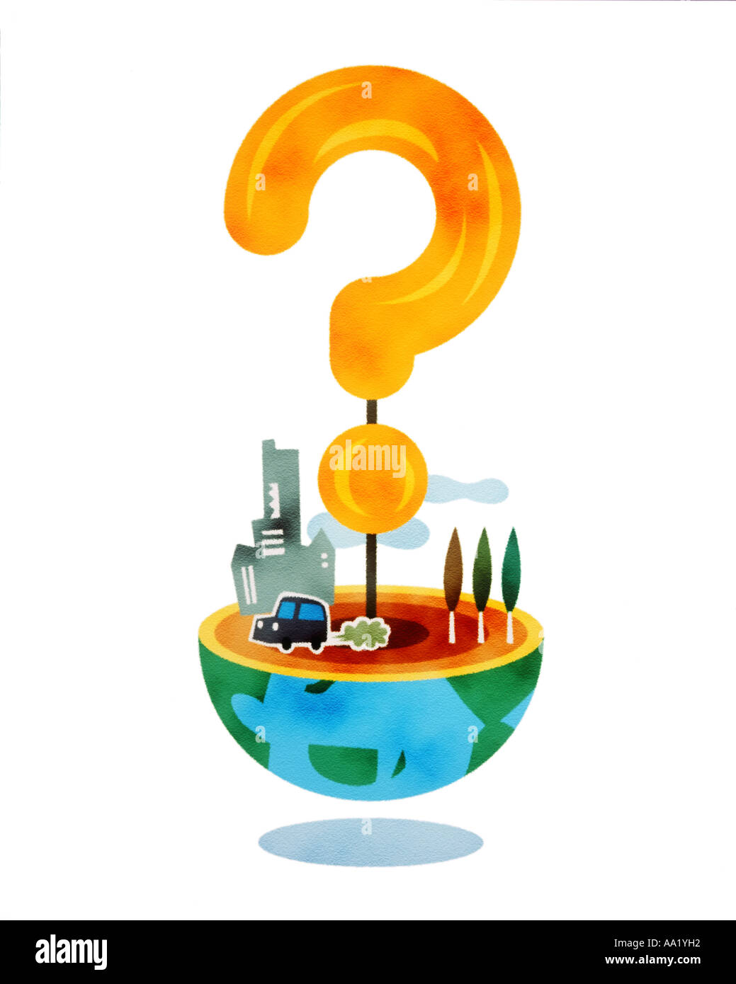 Fragezeichen baum Ausgeschnittene Stockfotos und -bilder - Alamy