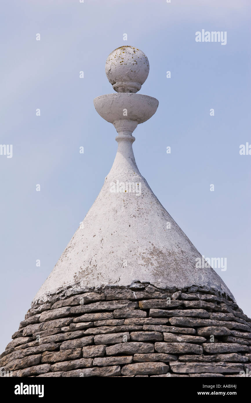 Kegeldach aus losen Steinen nicht mortared Trullo Haus Alberobello ...