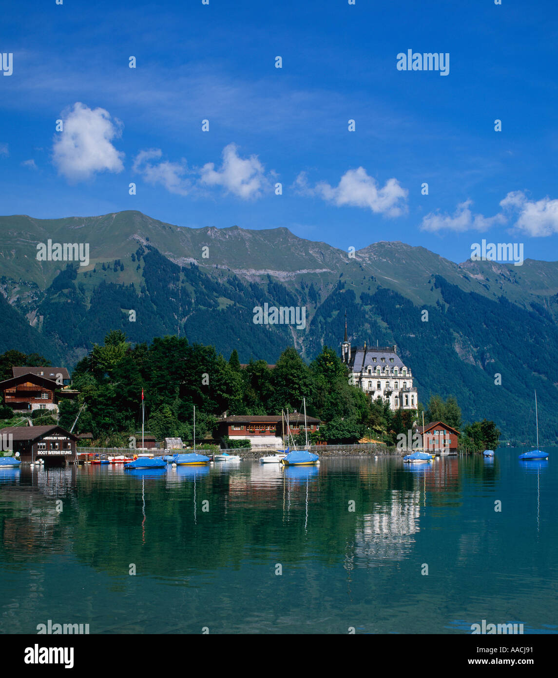 Iseltwald Brienzersee Kanton Bern Stockfotografie - Alamy