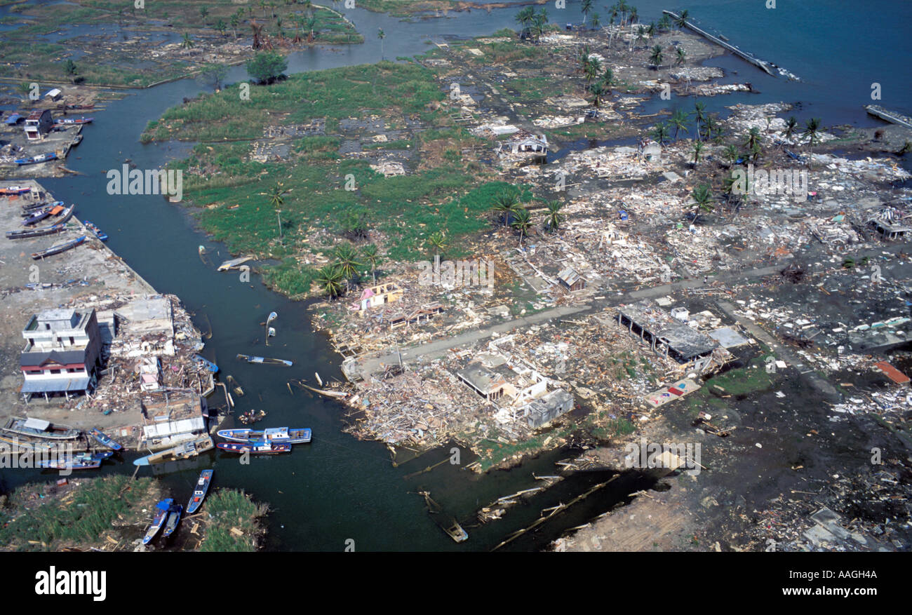 Tsunami-Banda Aceh Sumatra Indonesien 2004 Stockfoto, Bild: 4120905 - Alamy