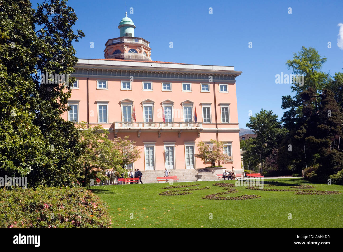 Villa Ciani im Parco Civico Lugano Lago di Lugano Tessin Schweiz ...