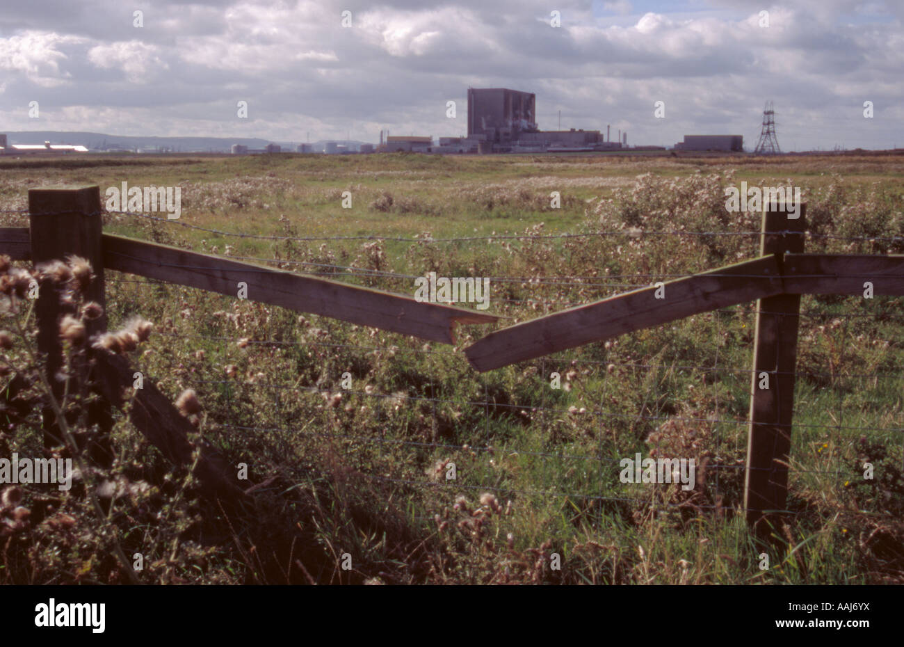 Hartlepool Nuclear Power Station, Teesside, England, UK Stockfotografie ...
