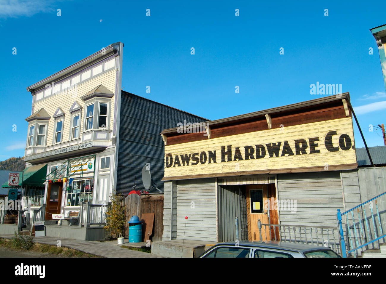 Dawson Hardware Dawson City Yukon Kanada Stockfotografie Alamy