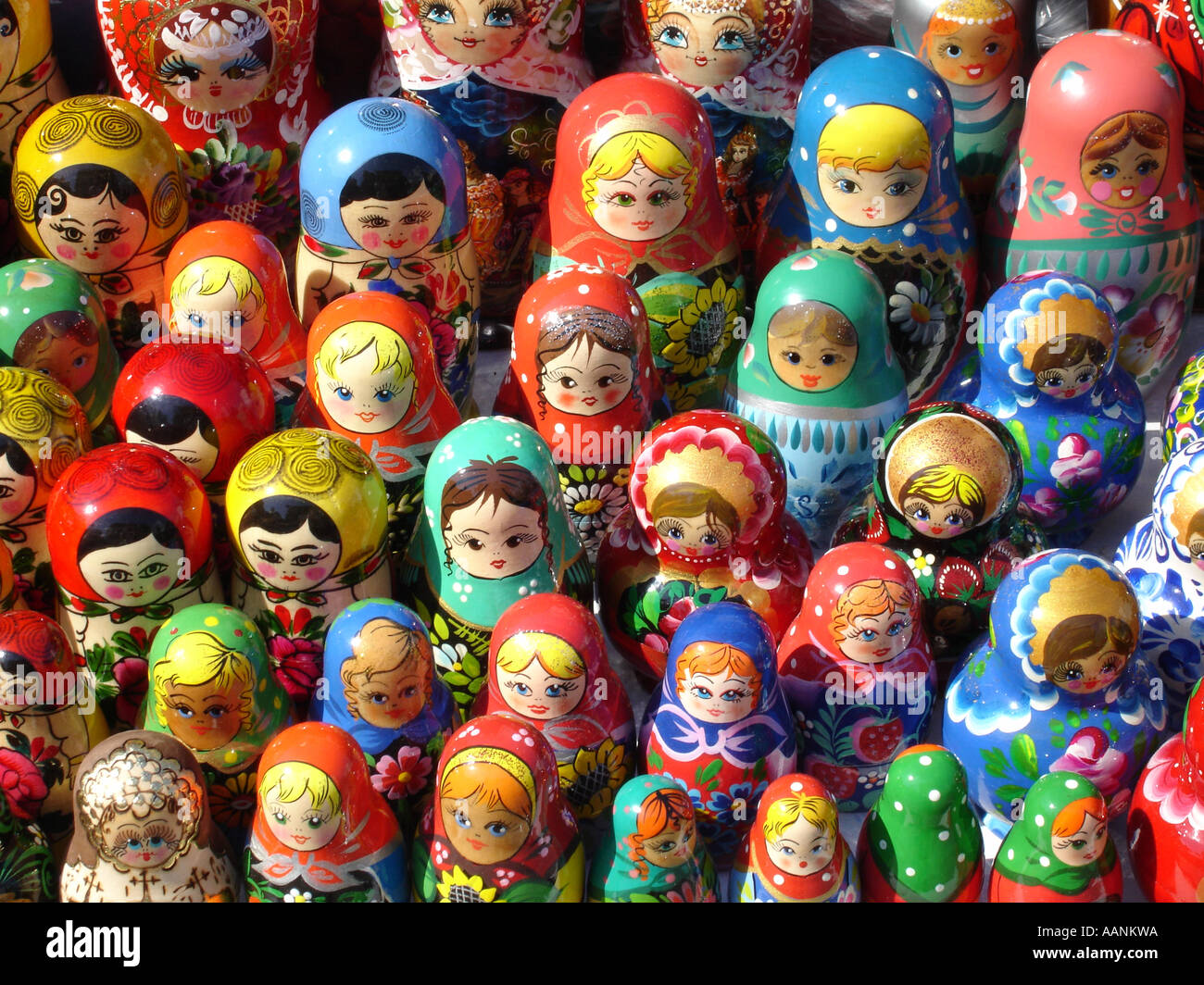 Russische Matroschka / Babuschka Stockfotografie - Alamy