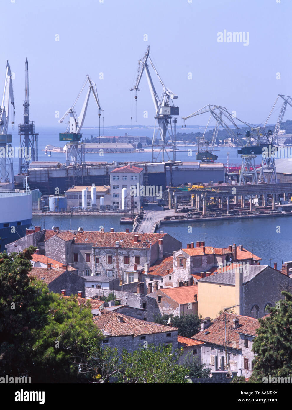 Croatia Istria Pula Port Stockfotos & Croatia Istria Pula Port Bilder ...