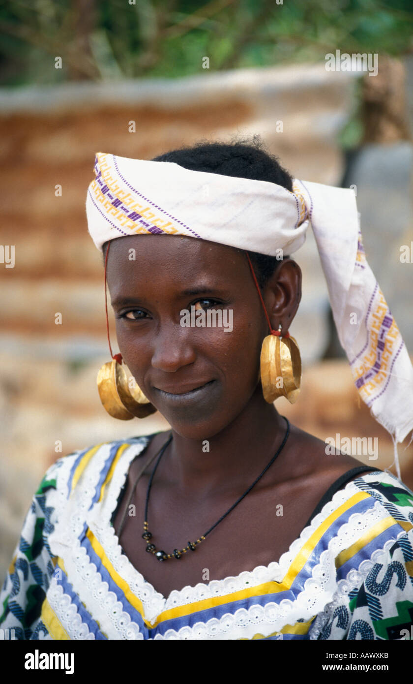 Portrait beautiful african fulani women -Fotos und -Bildmaterial in ...