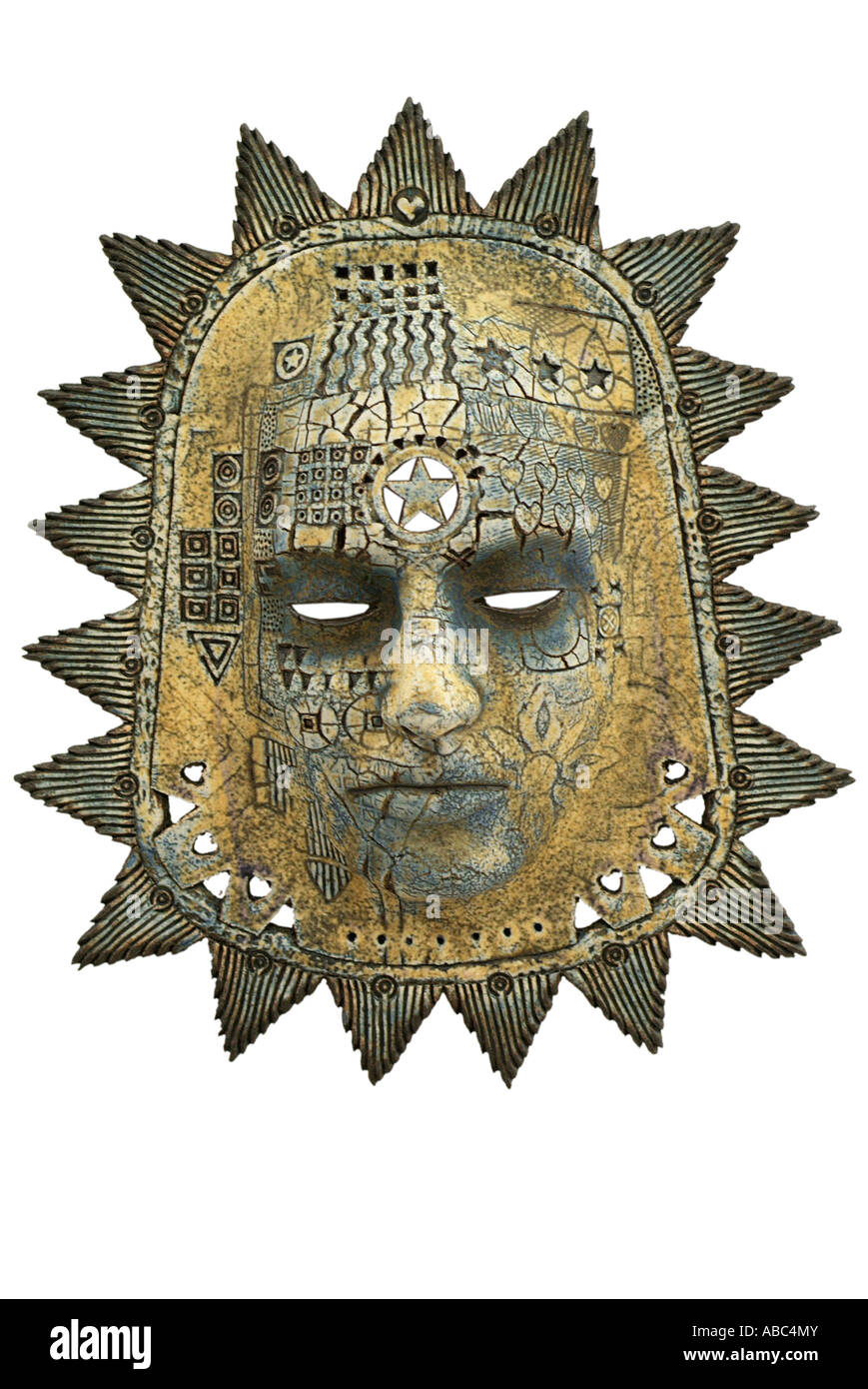 Gesicht Maske Porträt menschlichen Antlitz 3d Ausdruck expressiver ...