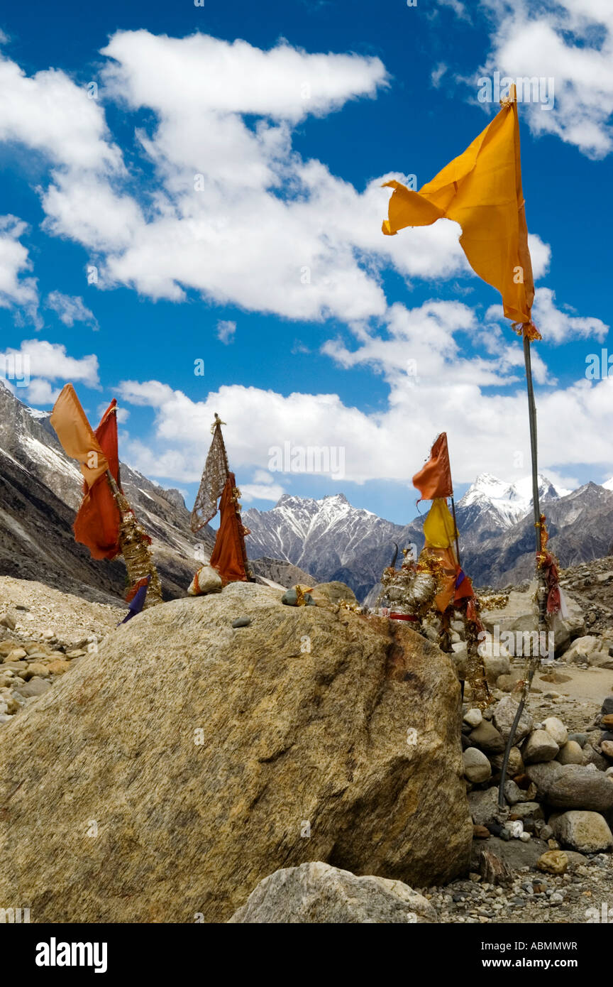 Kultstätte von der Quelle des Flusses Ganges im indischen Himalaya ...