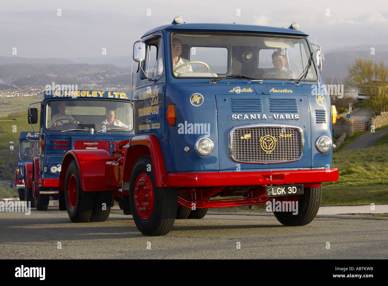 Scania-Vabis Traktor Transport Festival großes Orme Llandudno North ...
