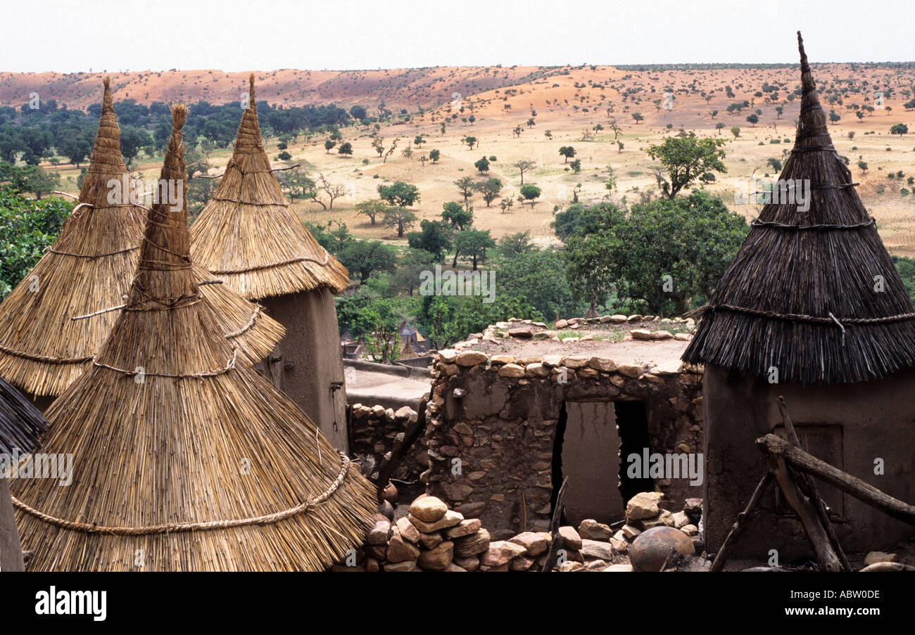 Dogon Village Mali Huts Stockfotos und -bilder Kaufen - Alamy