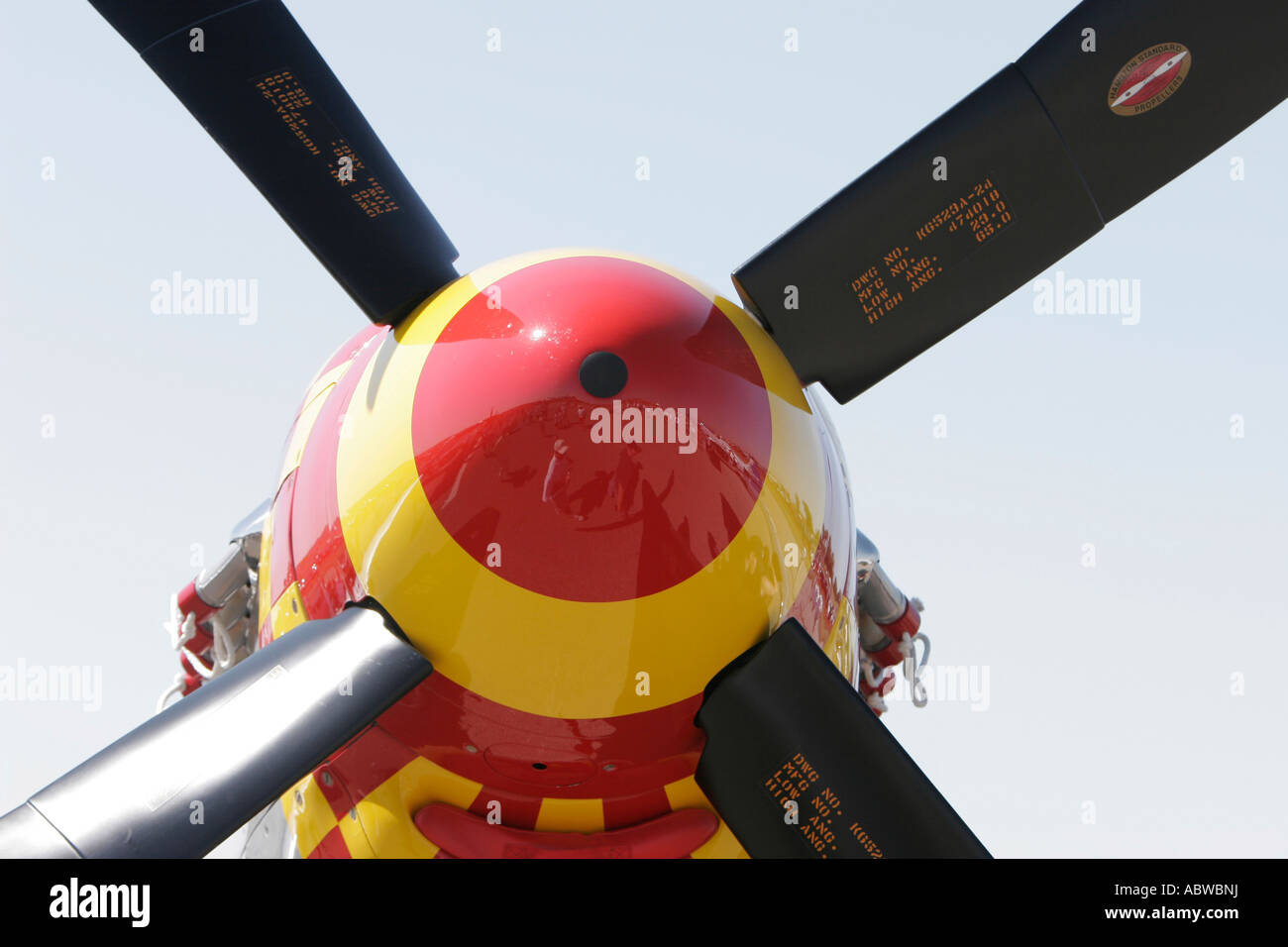 Vintage Flugzeug Nase Kunst