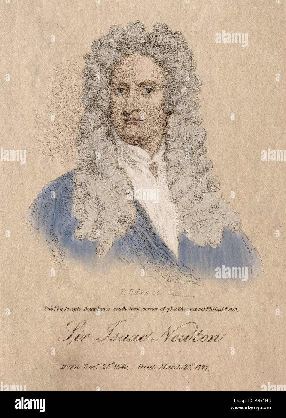 Sir Isaac Newton Stockfotografie - Alamy