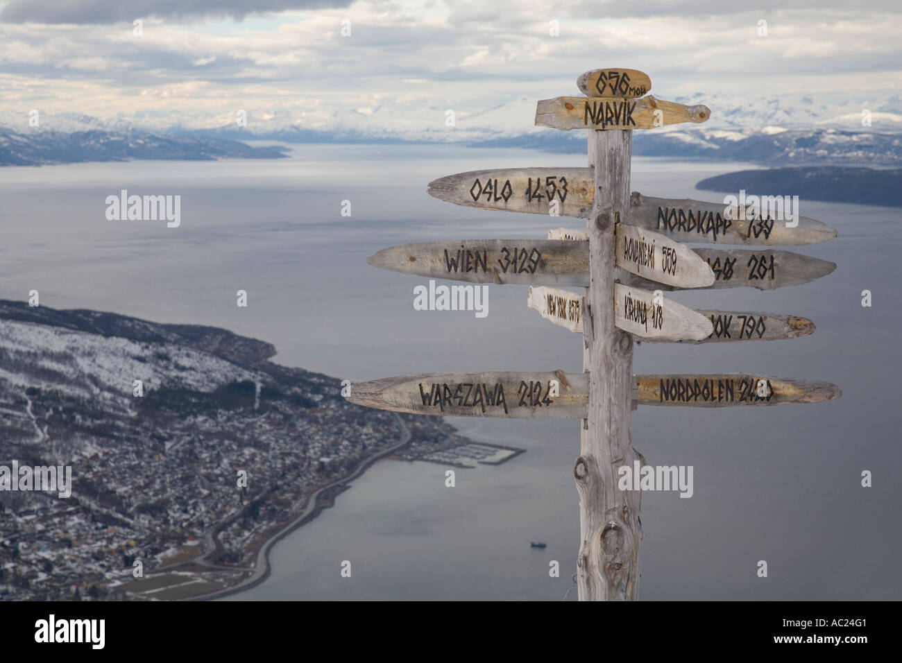 Winter Narvik Lapland Norway Stockfotos und -bilder Kaufen - Alamy