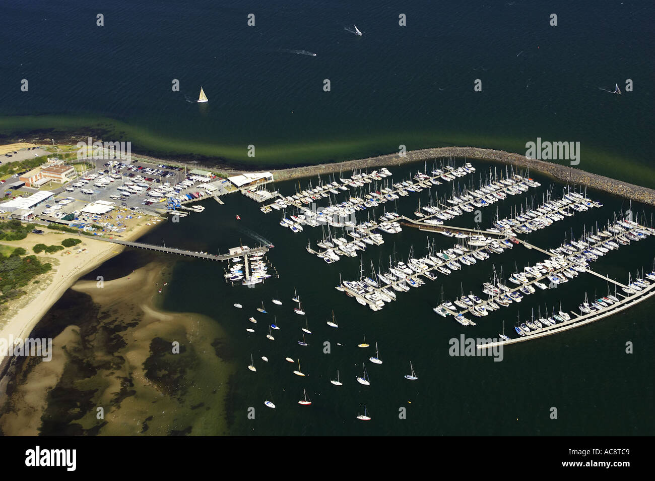 Weltkrieg ein u-Boot Wrack Zentrum von Marina Picnic Point Sandringham ...