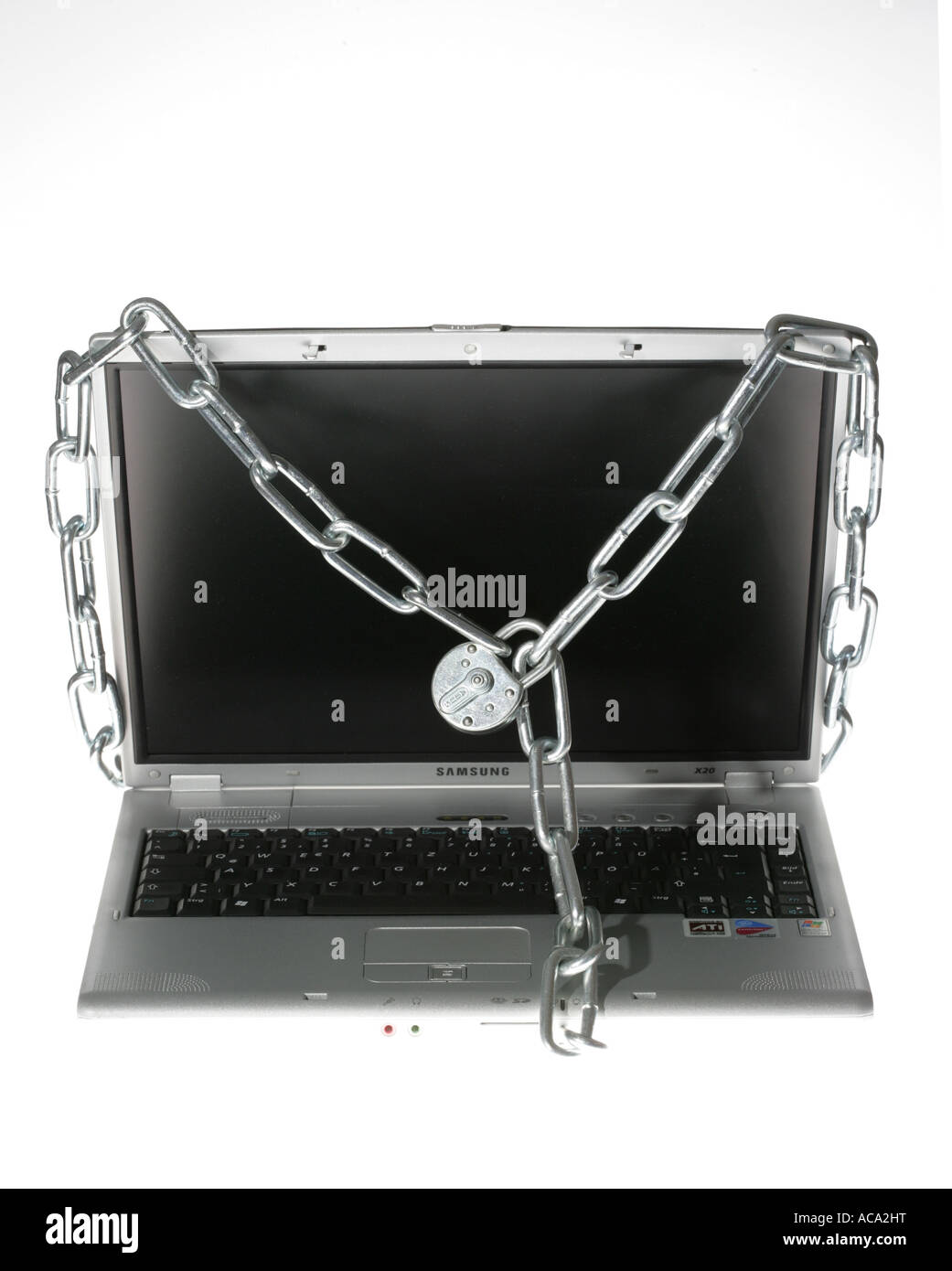 Laptop mit schlosssymbol Stockfotos und -bilder Kaufen - Alamy
